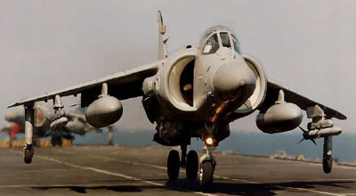 Harrier Flying Backwards